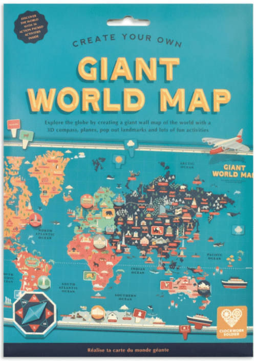 Giant World Map - Luo oma maailmankarttasi - 5060262131756 ...
